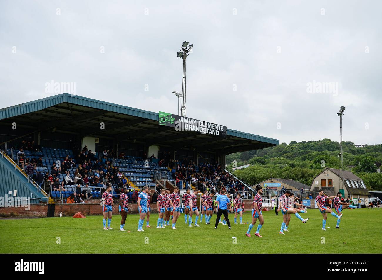 Whitehaven, England - 26h May 2024 - Wakefield Trinity squad during the ...