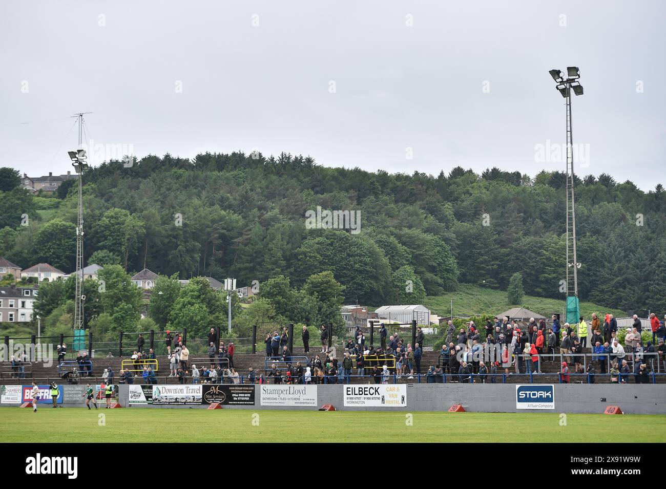 Whitehaven, England - 26h May 2024 - General view, The Ortus Rec. Rugby ...