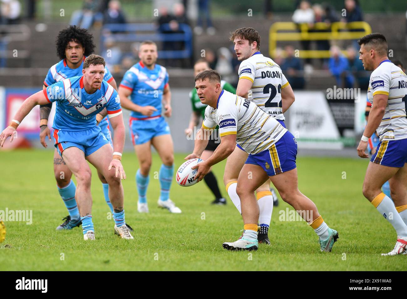 Whitehaven, England - 26h May 2024 - Jamie Doran of Whitehaven in ...