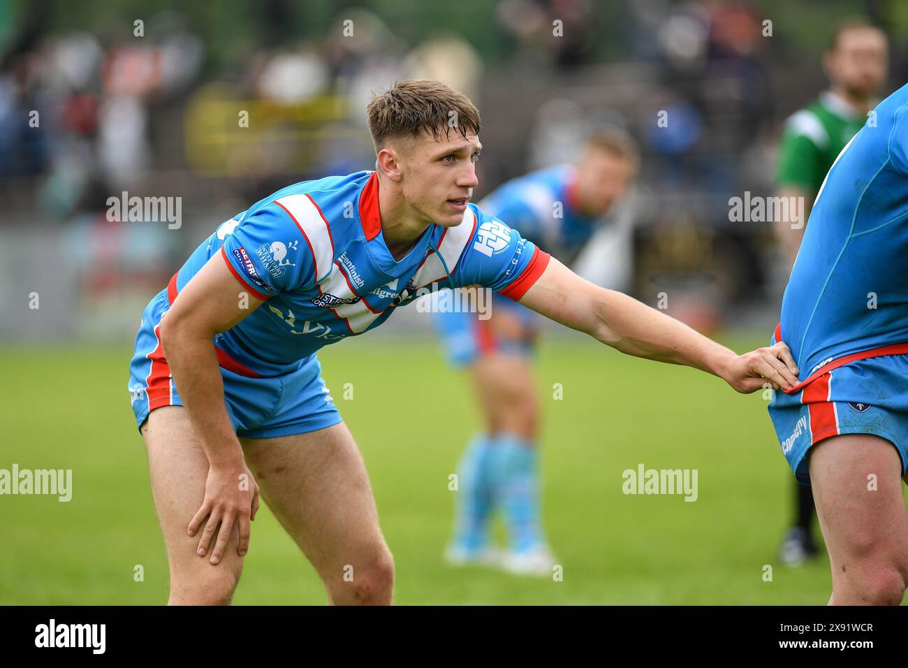 Whitehaven, England - 26h May 2024 - Wakefield Trinity's Noah Booth ...