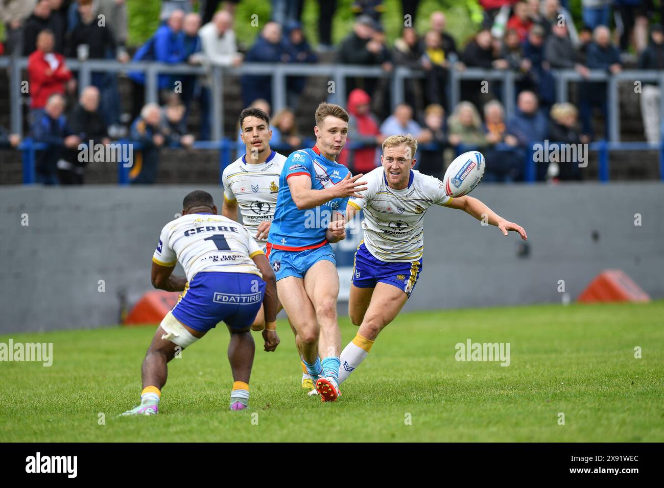 Whitehaven, England - 26h May 2024 - Wakefield Trinity's Noah Booth ...