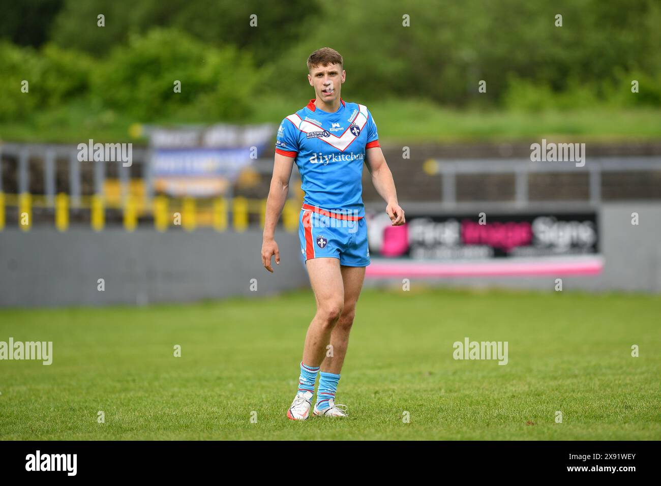 Whitehaven, England - 26h May 2024 - Wakefield Trinity's Noah Booth ...