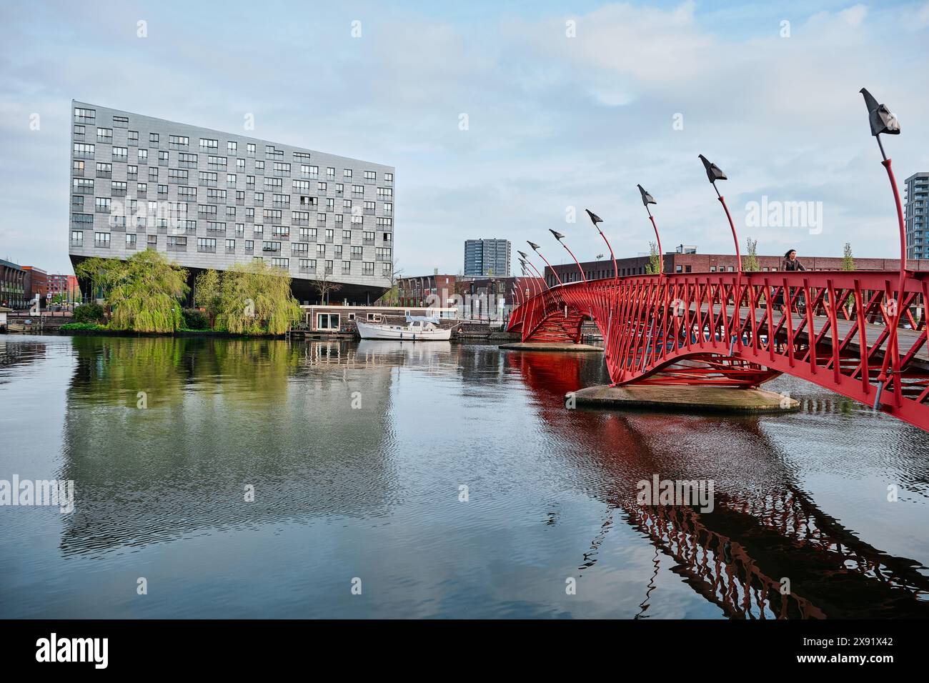 Netherlands, Amsterdam - April 10, 2024: View of the iconic modern ...