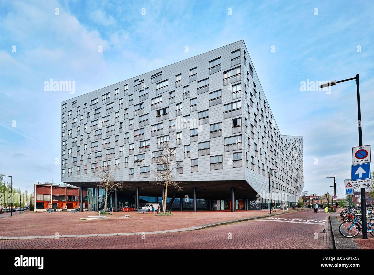 Netherlands, Amsterdam - April 10, 2024: View of the iconic modern ...