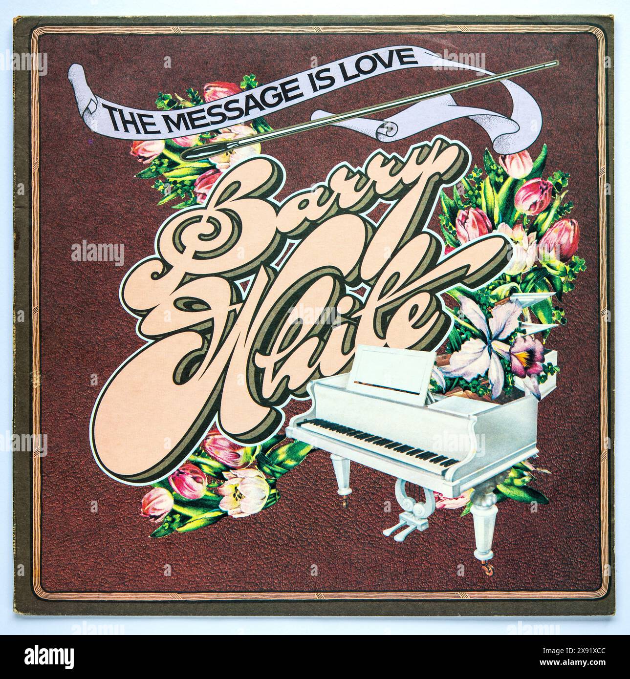 LP cover of The Message is Love, the tenth studio album by Barry White ...