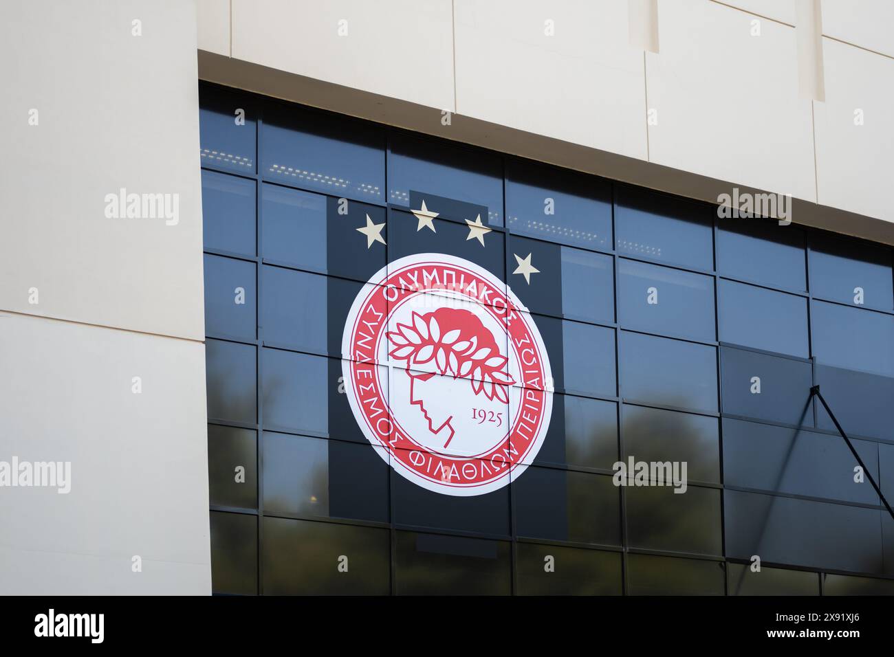 Athens, Greece. 28th May, 2024. The OPAP Arena is ready for the UEFA ...