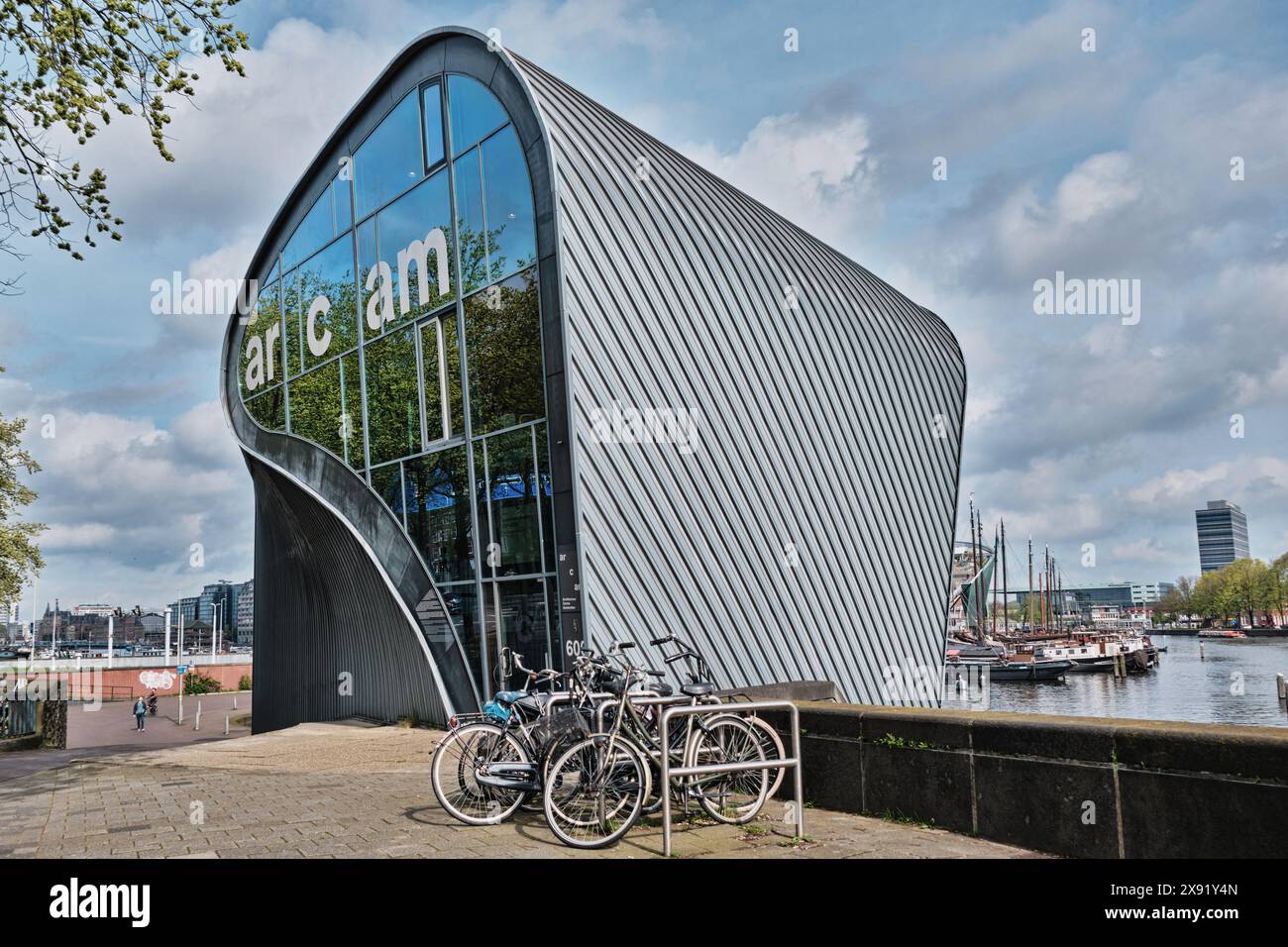 Netherlands, Amsterdam - April 10, 2024: ARCAM building. It is the ...