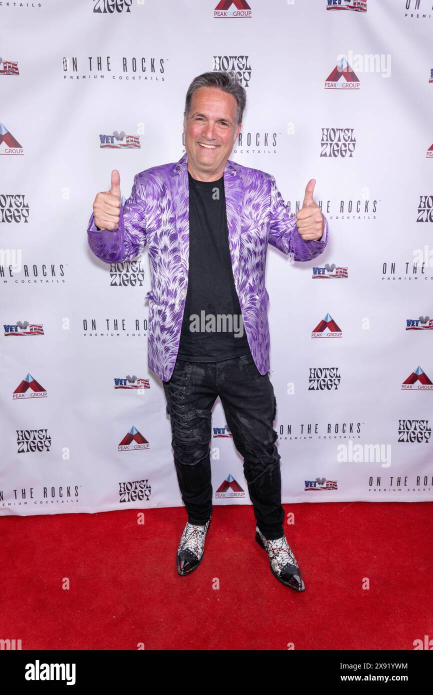 Los Angeles, USA. 27th May, 2024. Musician Big Mouth Barry attends Christine Peake's "Cheeky ...