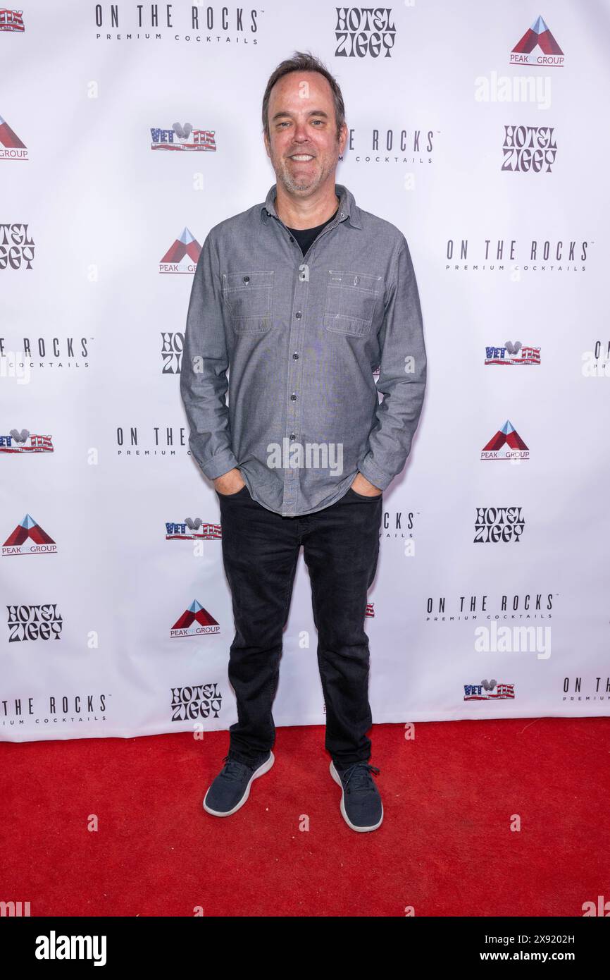 Los Angeles, USA. 27th May, 2024. Comic Greg Baldwin attends Christine Peake's "Cheeky Peakey's ...