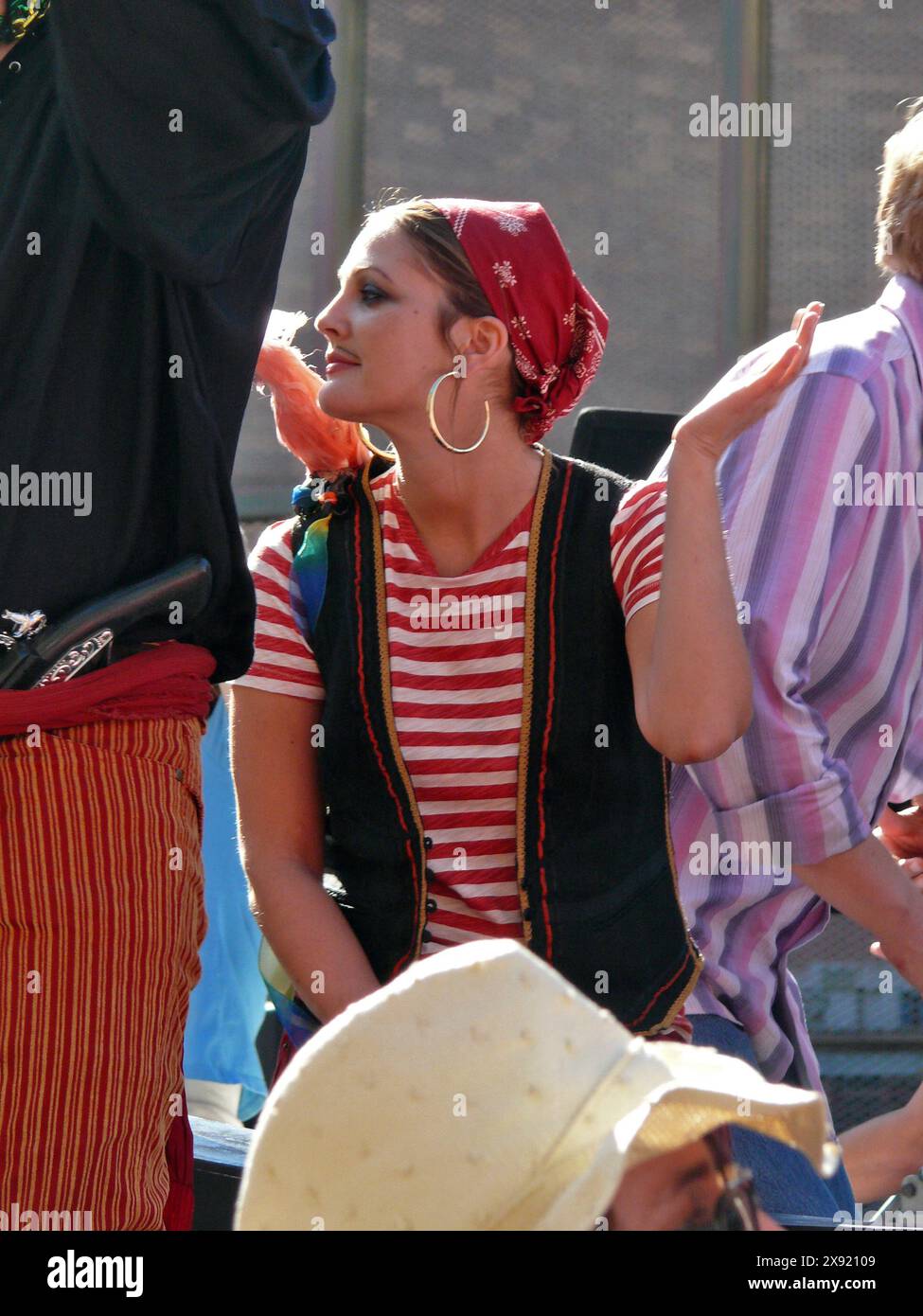 Drew Barrymore during the set of " He's Just Not That Into You " in Los ...