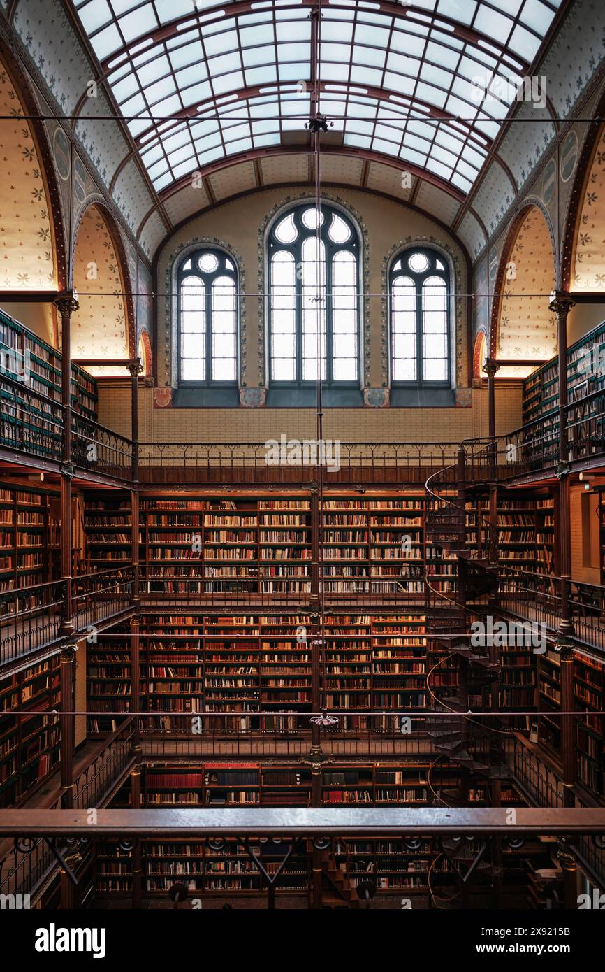 Netherlands, Amsterdam - April 10, 2024: Rijksmuseum Research Library ...