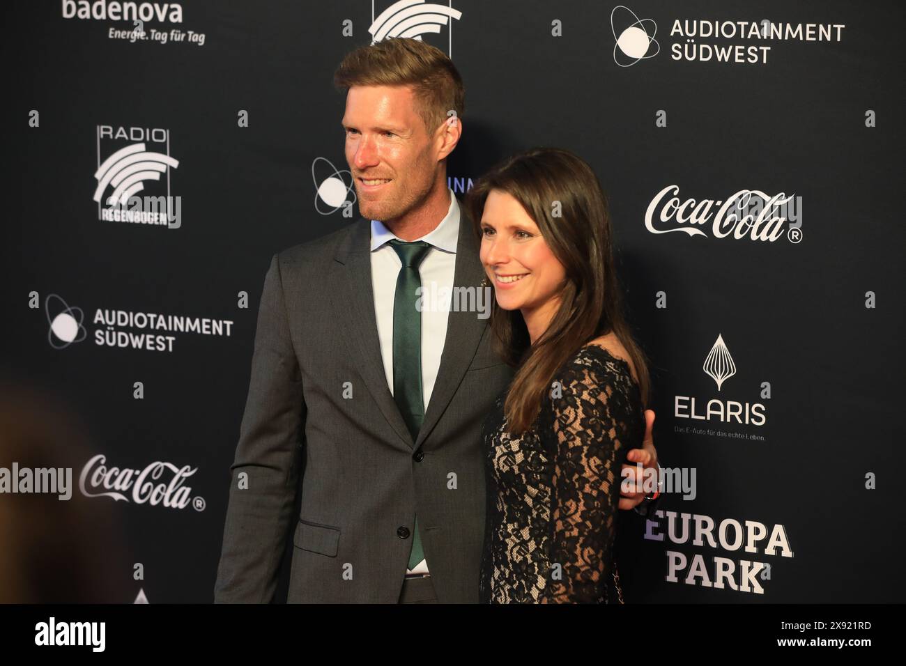 Nicolas Mack und Ann-Katrin Mack bei der Verleihung des 24. Radio ...