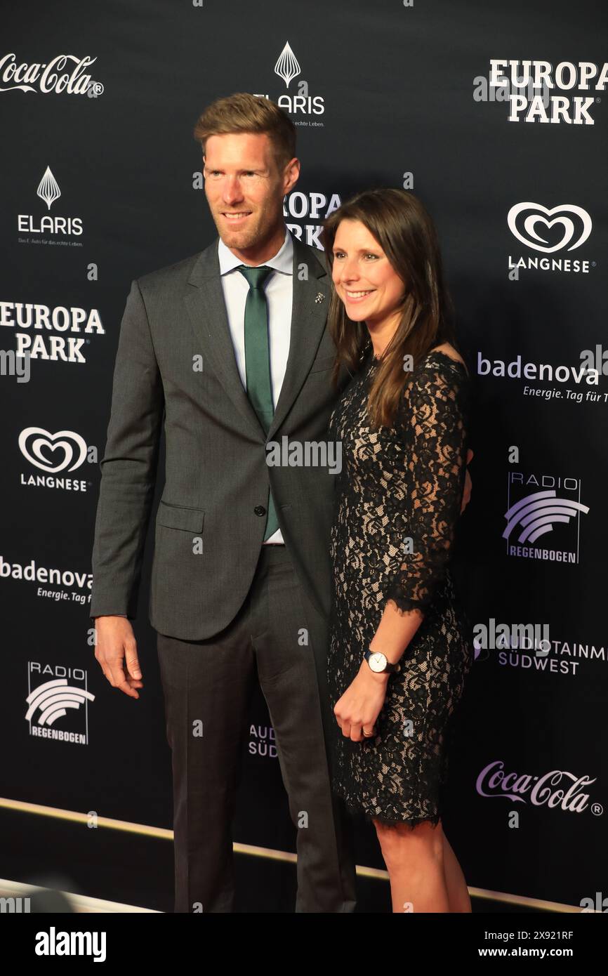 Nicolas Mack und Ann-Katrin Mack bei der Verleihung des 24. Radio ...