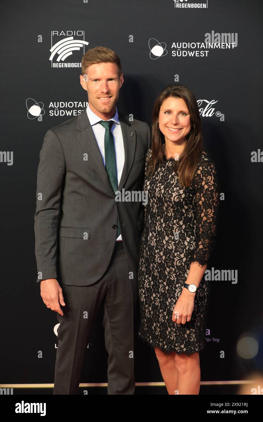 Nicolas Mack und Ann-Katrin Mack bei der Verleihung des 24. Radio ...