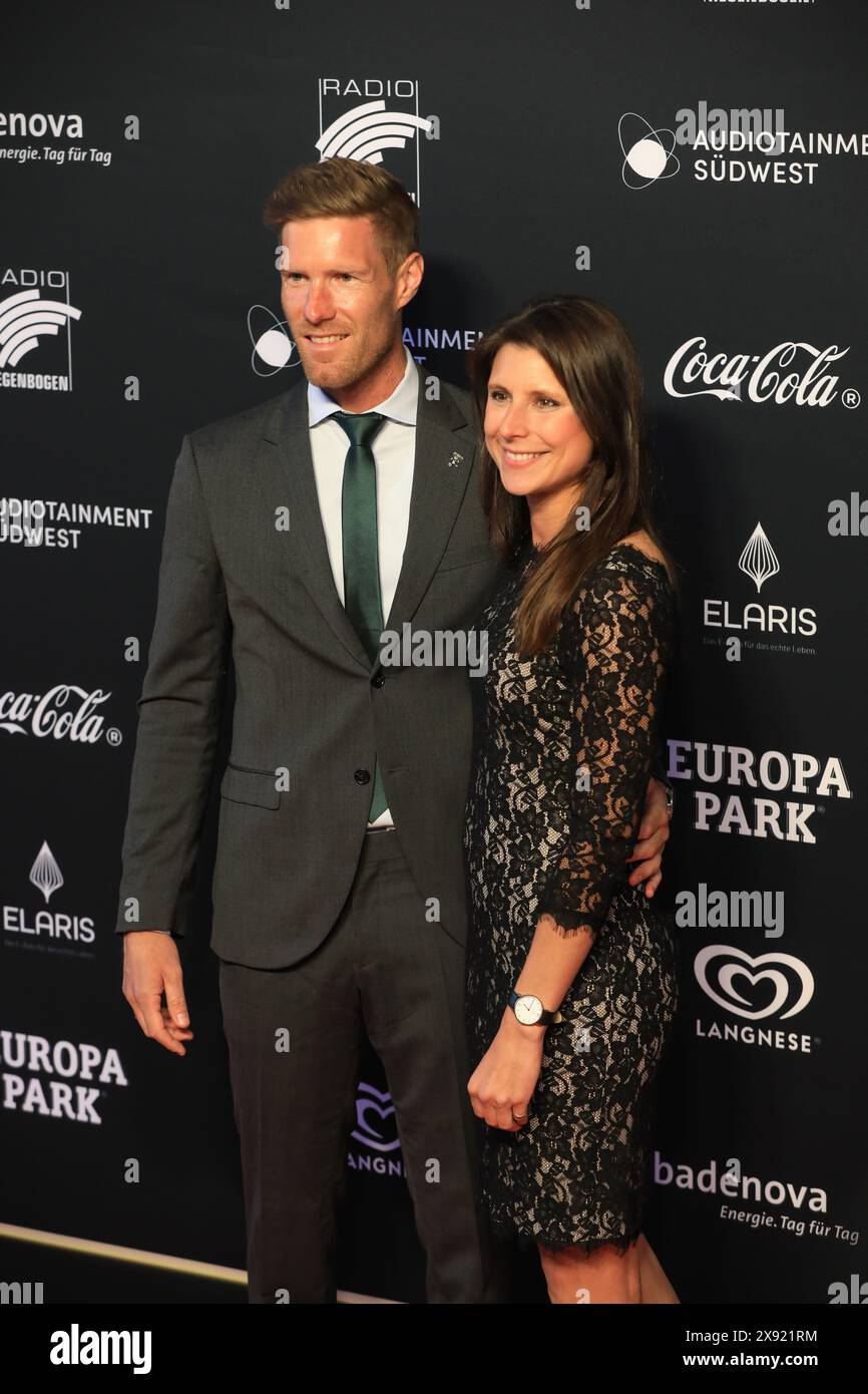 Nicolas Mack und Ann-Katrin Mack bei der Verleihung des 24. Radio ...