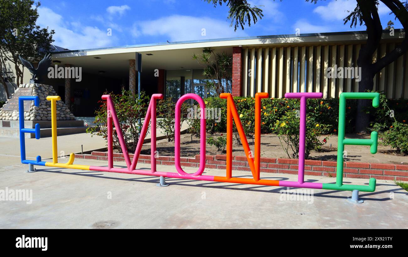 El Monte (LA County), California: El Monte Civic Center, Police ...