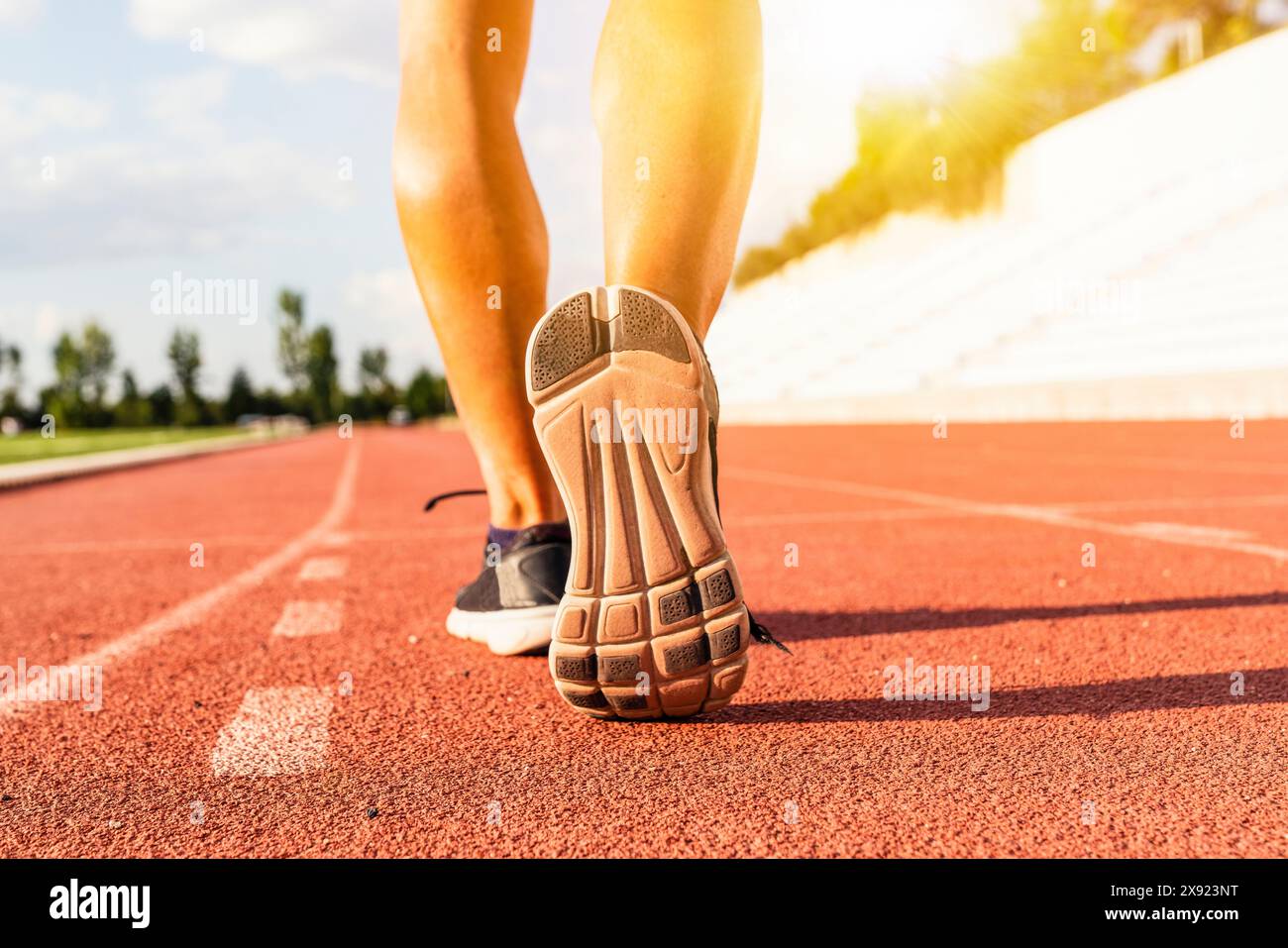 Runner feet running on hi-res stock photography and images - Alamy