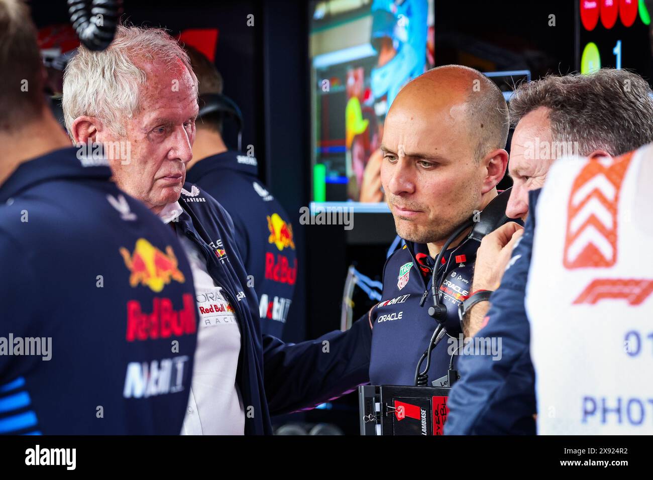 MARKO Helmut (aut), Driversâ€™ Manager of Red Bull Racing, LAMBIASE Gianpiero, Race Engineer of ...