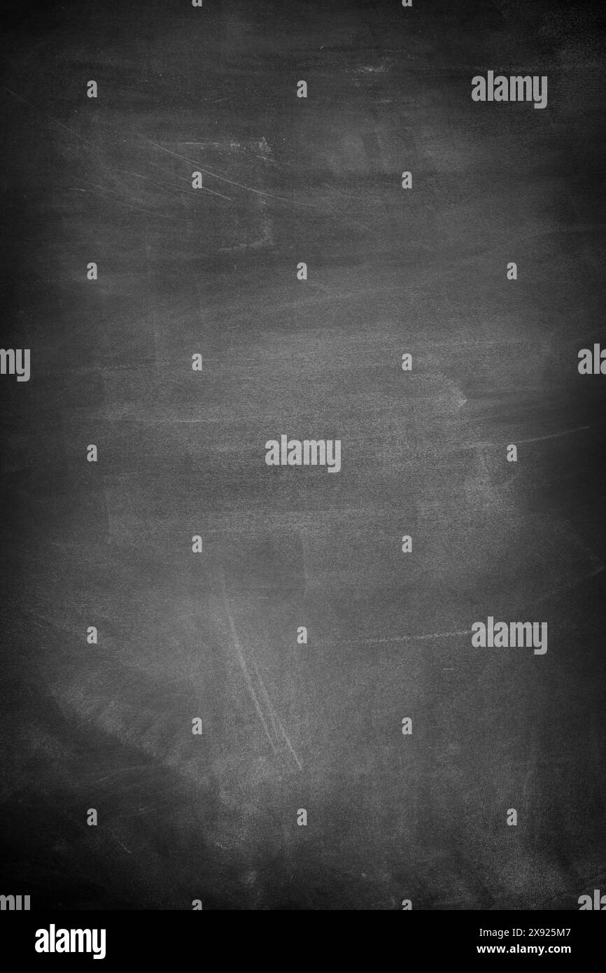 Chalk rubbed out on vertical blackboard background Stock Photo - Alamy