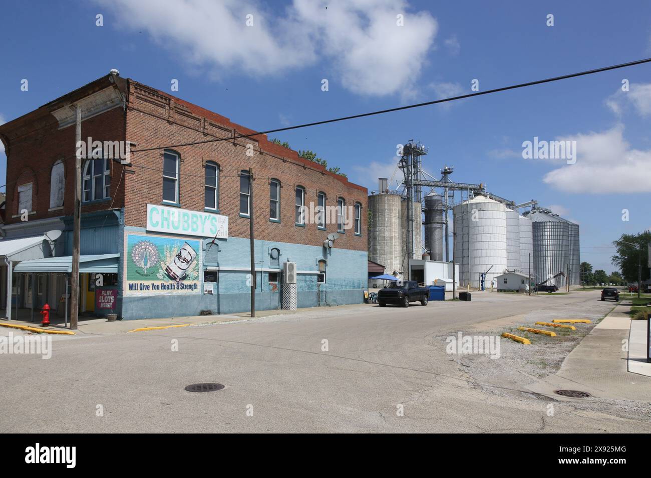Downtown Atlanta, Illinois Stock Photo - Alamy