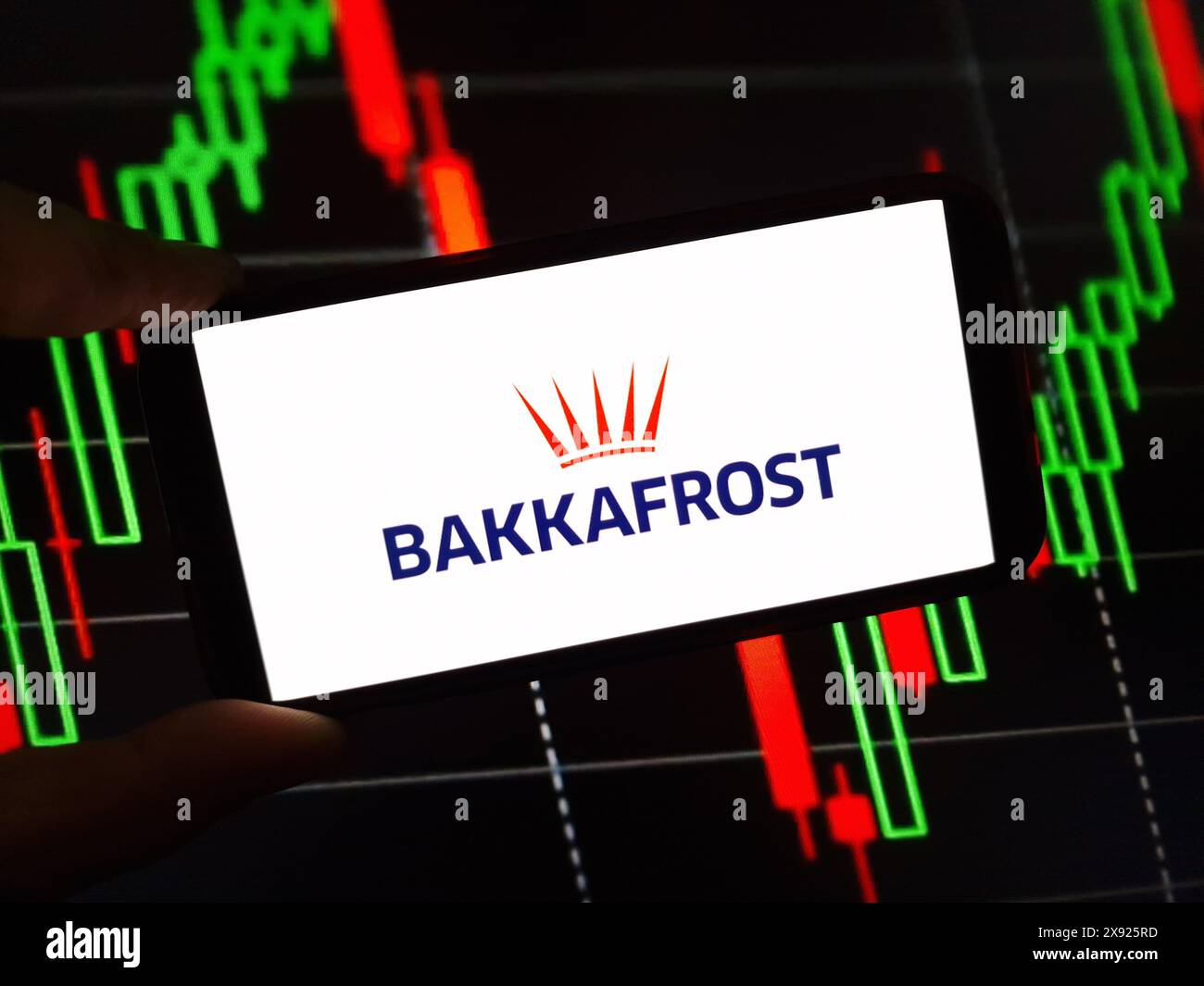 Konskie, Poland - May 27, 2024: Bakkafrost company logo displayed on ...
