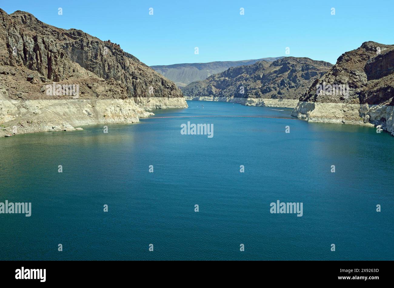 The Hoover Dam in Black Canyon of the Colorado River, Nevada, USA Stock ...