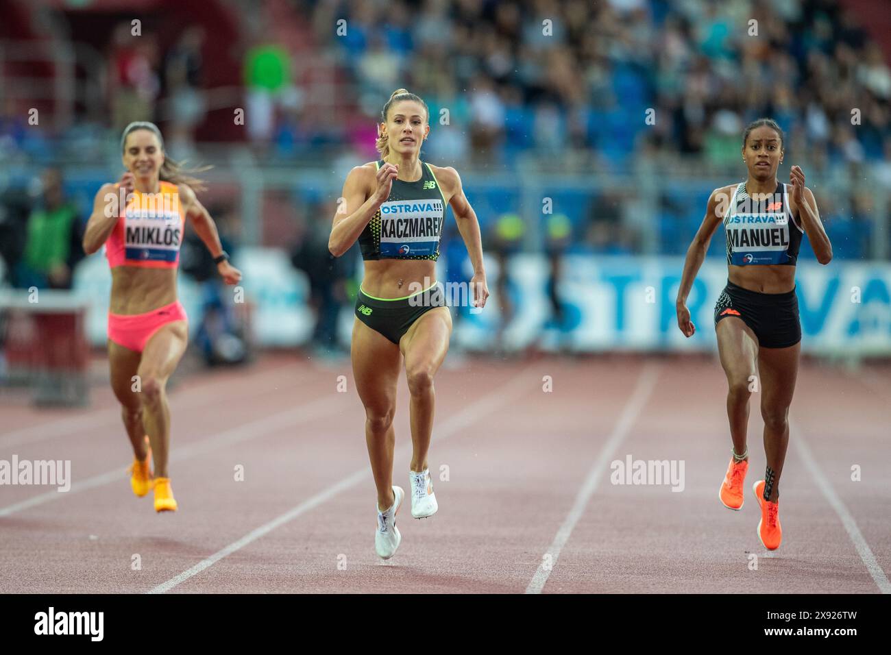 Ostrava, Czech Republic. 28th May, 2024. From left: Andrea Miklos of ...
