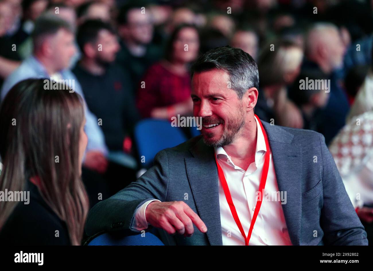 Liverpool CEO Billy Hogan in the audience ahead of an event at the M&S ...