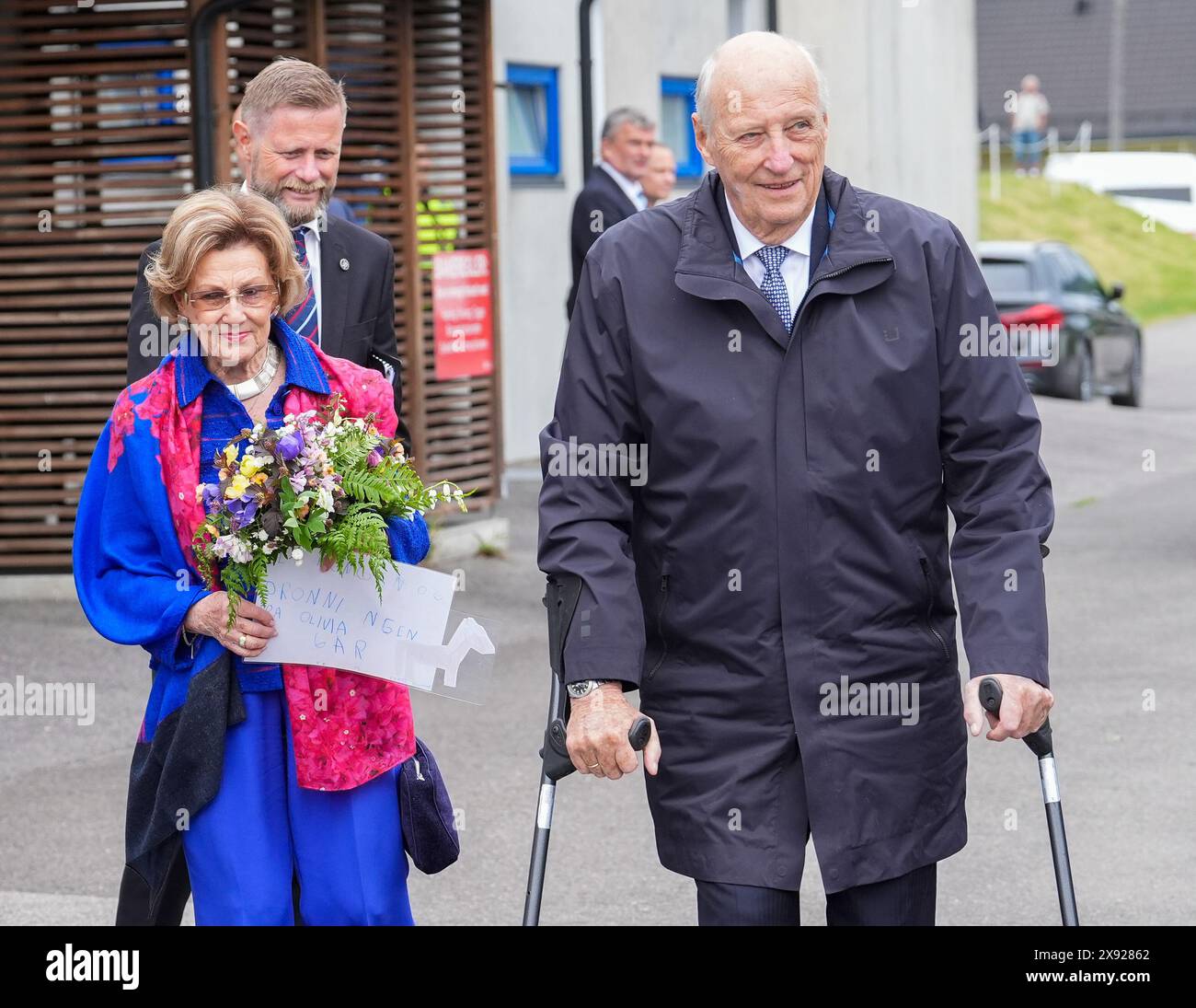 Moi 20240528. King Harald and Queen Sonja visit Moi in Lund ...