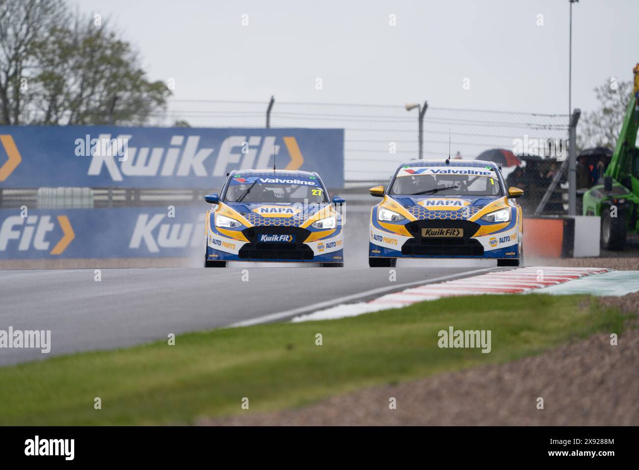 Ash Sutton 1 And Dan Cammish 27 Napa Racing UK Donington Park Round 1 ...