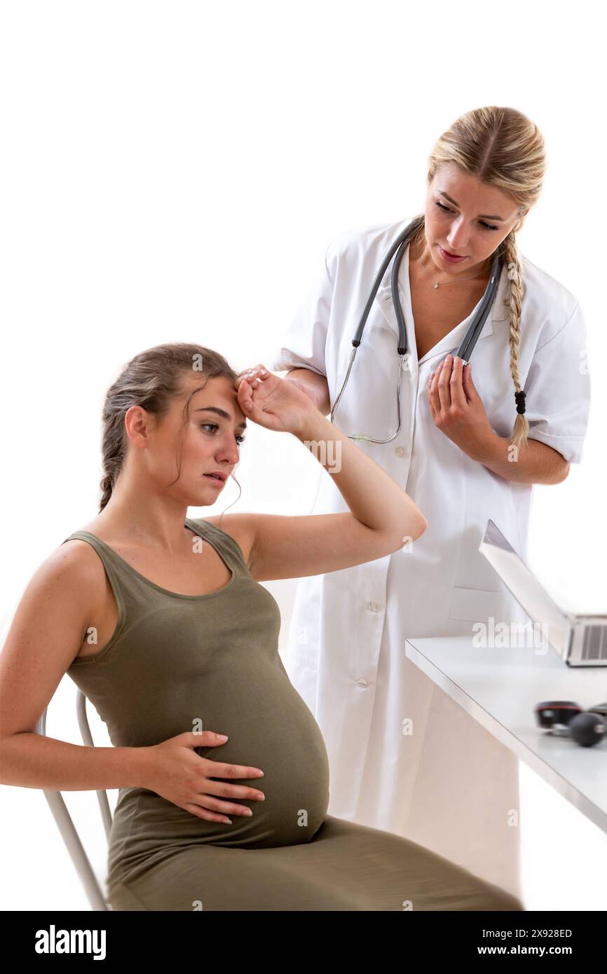 Dialogue with the doctor before examining the patient. Dizziness during ...