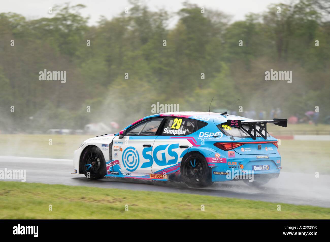 Scott Sumpton 29 Restart Racing Round 1 Donington Park 2024 during the ...