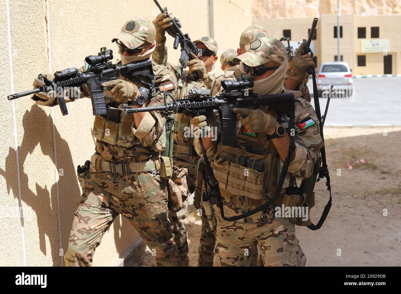 May 12, 2024 - Amman, Jordan - Jordanian Special Operations Forces ...