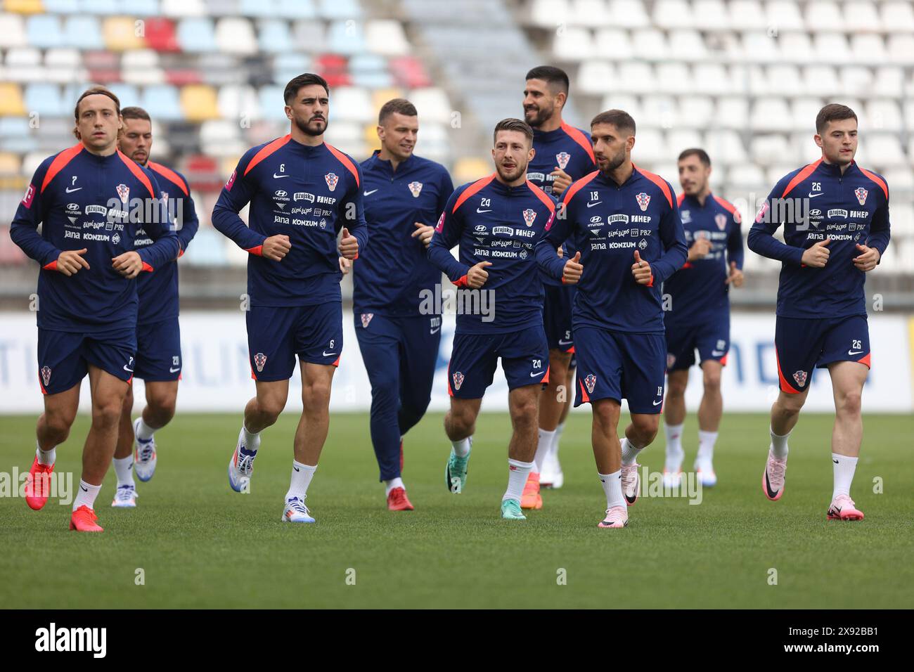 Rijeka, Croatia. 28th May, 2024. Lovro Majer, Josip Sutalo, Marco ...