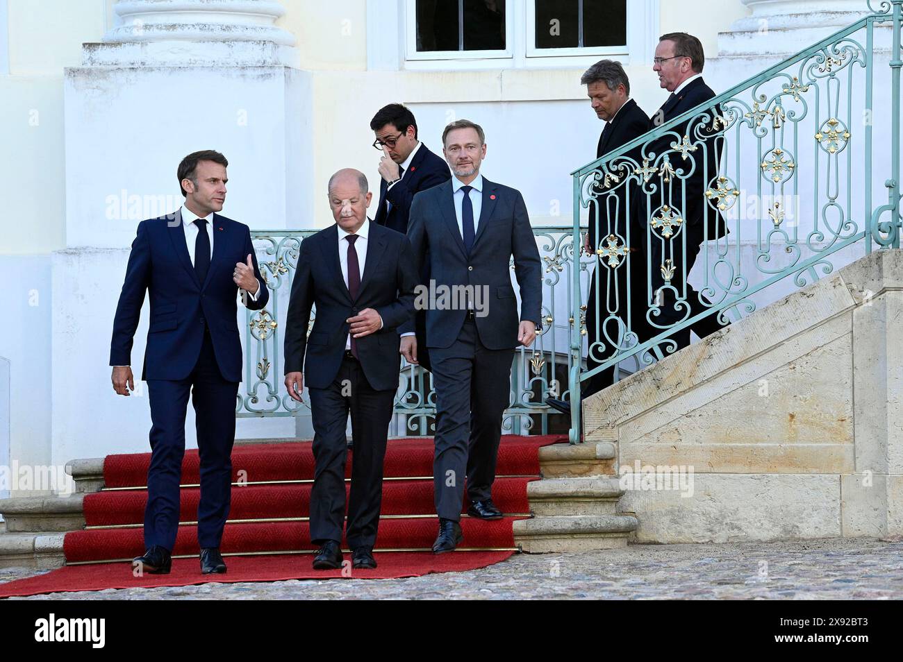 Emmanuel Macron, Olaf Scholz, Stéphane Séjourné, Christian Lindner ...