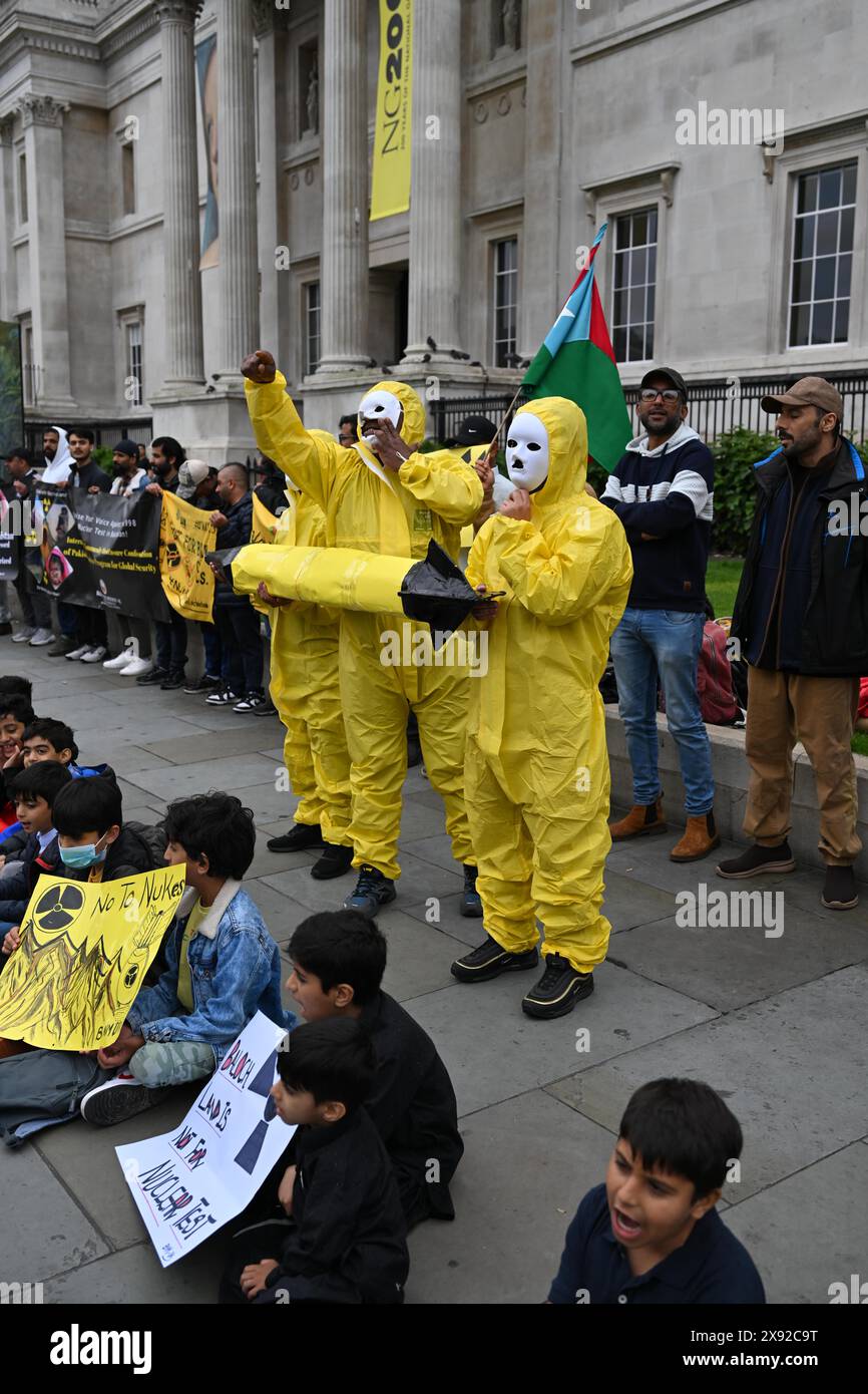 London, England, UK. 28th May, 2024. 25 years after five nuclear bombs ...
