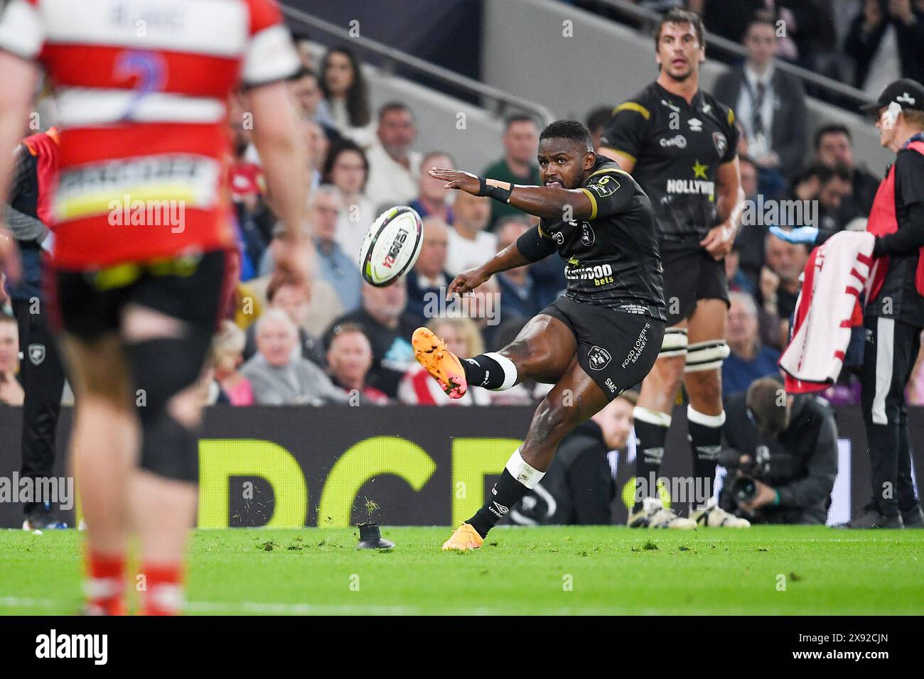 Hollywoodbets Sharks Fly-half Siya Masuku (10) opens the scoring from ...