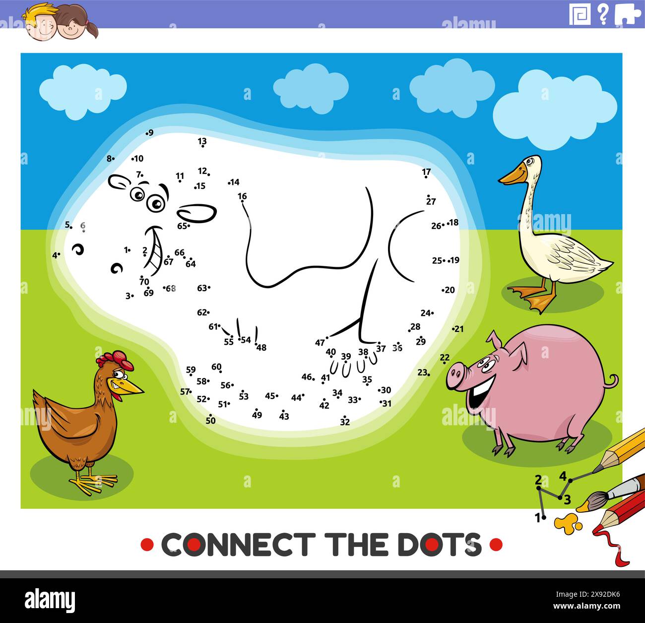 Connect the dots hi-res stock photography and images - Alamy