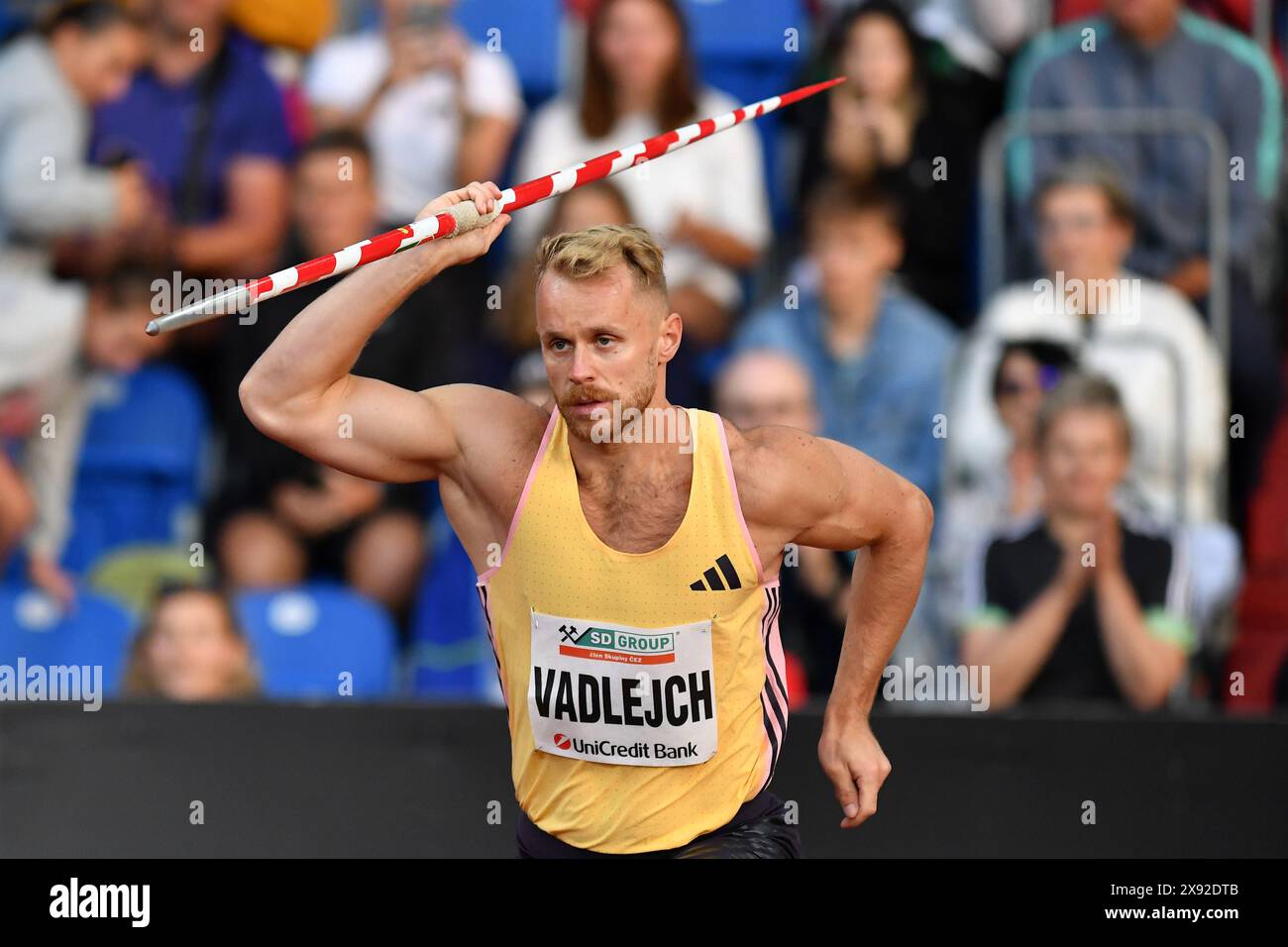 Ostrava, Czech Republic. 28th May, 2024. JAKUB VADLEJCH of Czech ...