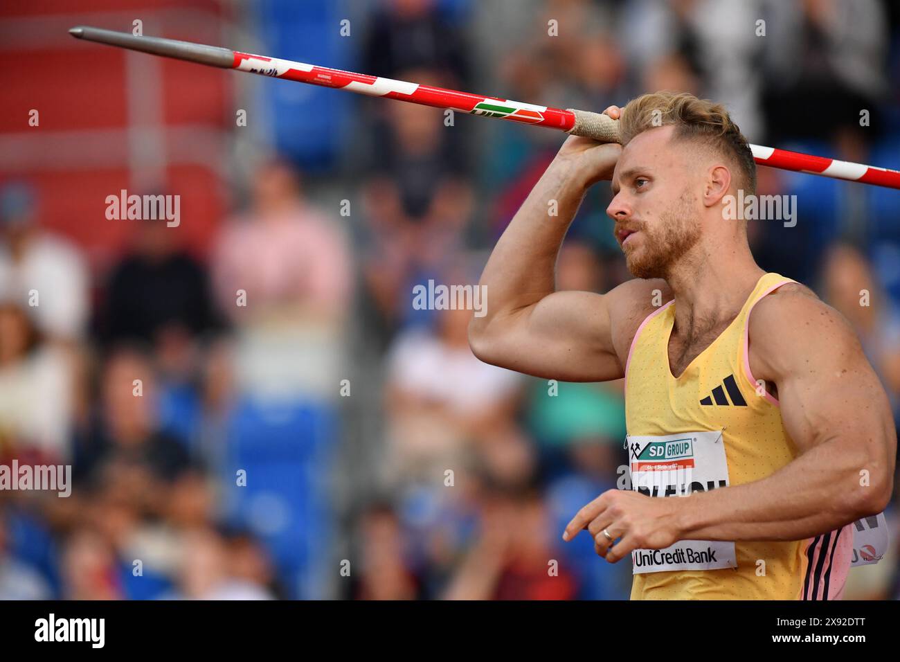 Ostrava, Czech Republic. 28th May, 2024. JAKUB VADLEJCH of Czech ...