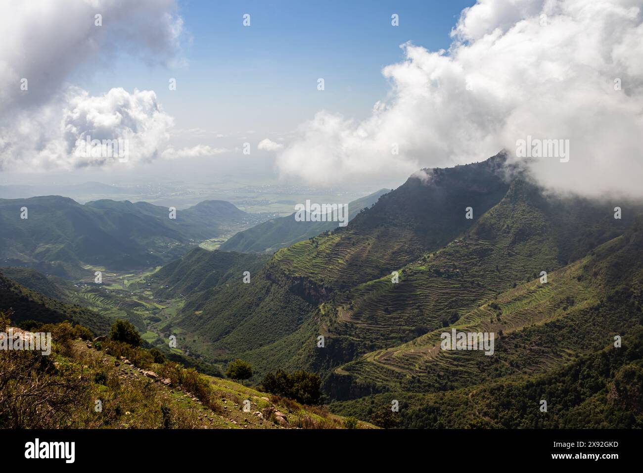 Amba Alaji in Ethiopia boasts a stunning landscape with majestic ...