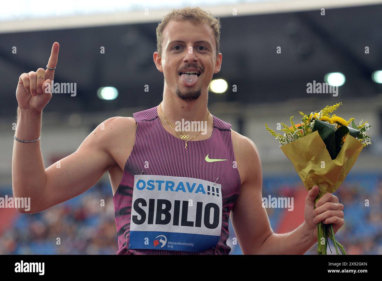 Ostrava, Czech Republic. 28th May, 2024. ALESSANDRO SIBILIO of Italy ...