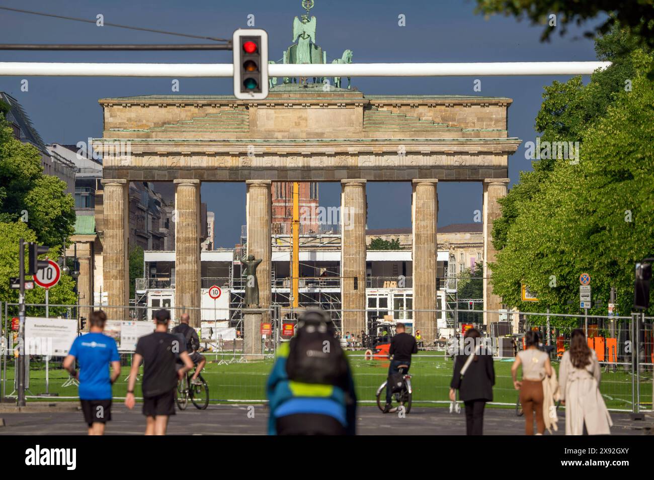 UEFA EURO 2024, größte Fan Zone Deutschlands, Public Viewing auf ...