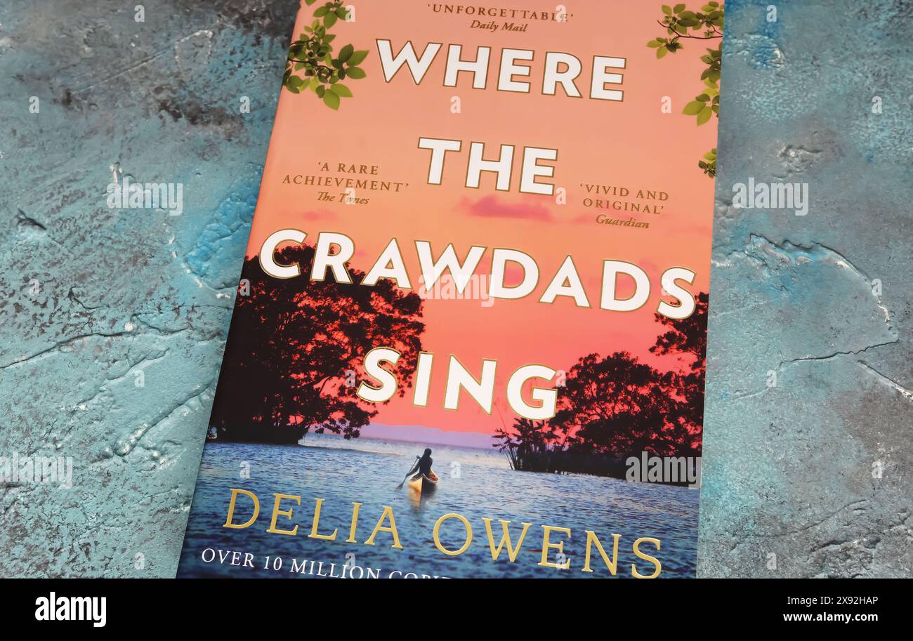 Viersen, Germany - May 9. 2024: Closeup of book cover Where the ...