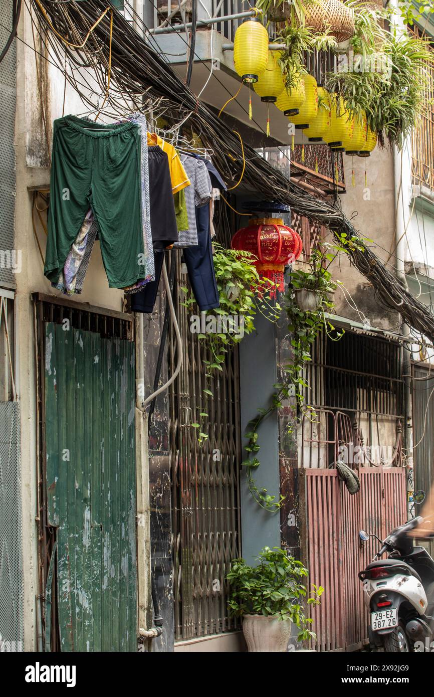 Exciting and bucket list must see tourist Mecca view along the unique Hanoi Train Street ...