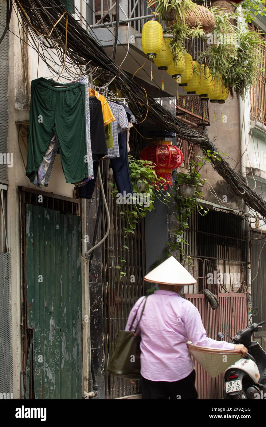 Exciting and bucket list must see tourist Mecca view along the unique Hanoi Train Street ...