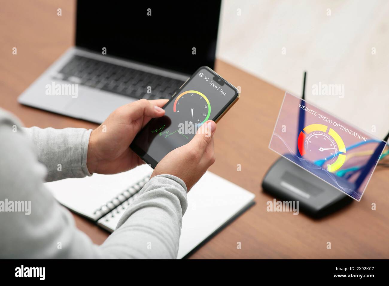 Using electronic test equipment hi-res stock photography and images - Alamy