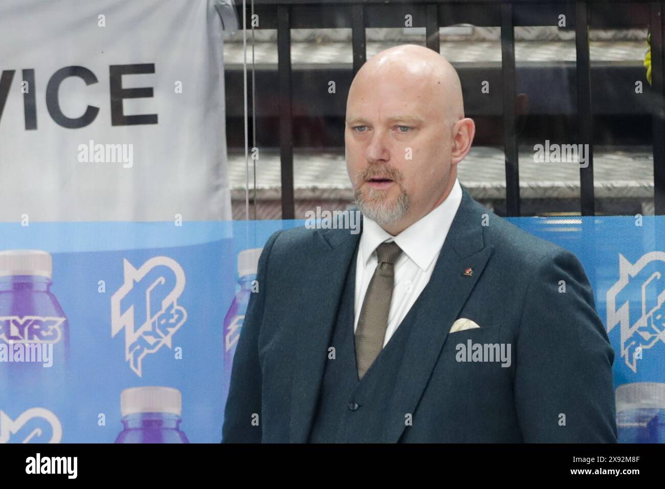 Coach Andre Tourigny of Canada seen during The IIHF Ice Hockey World ...