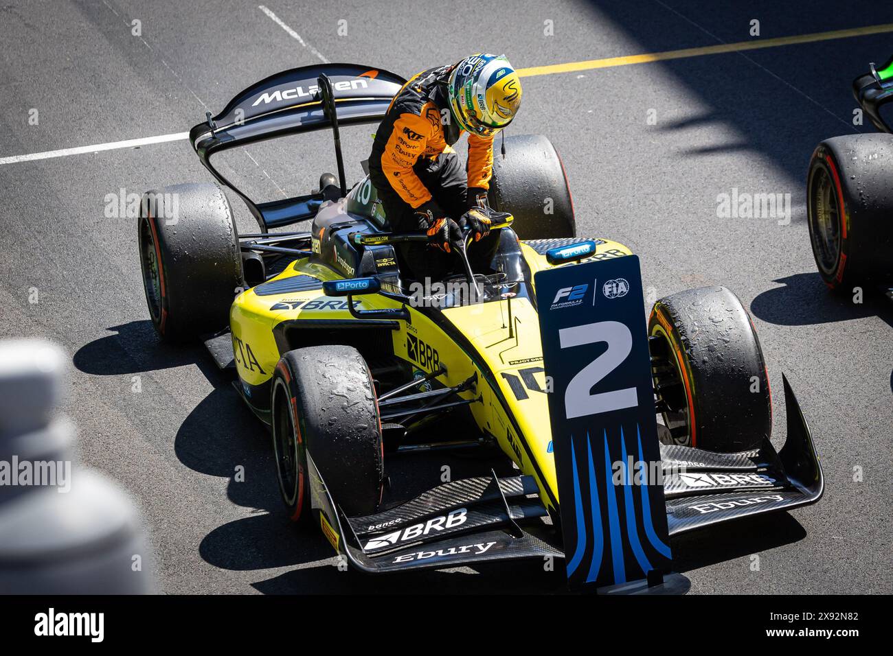 BORTOLETO Gabriel (bra), Invicta Racing, Dallara F2 2024, portrait ...
