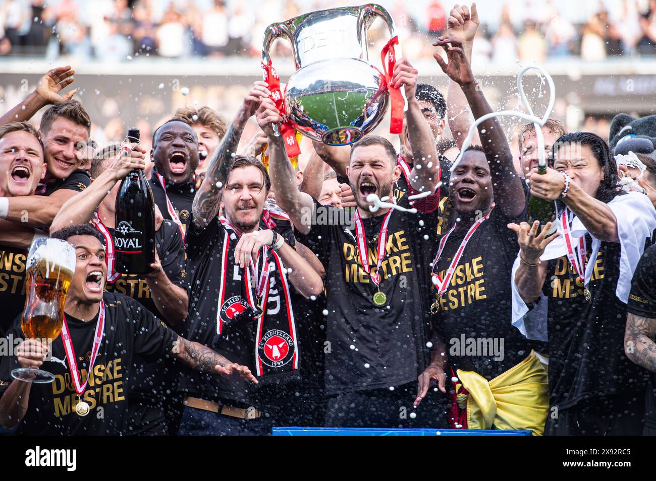 Herning, Denmark. 26th, May 2024. Captain Henrik Dalsgaard of FC ...